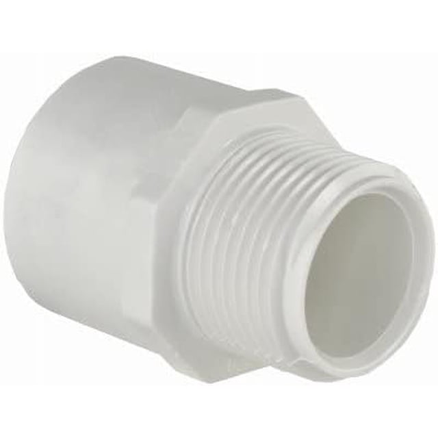 PVC 02109 1600HA Schedule 40 PVC Pressure Pipe Fitting, Male Adapter ...