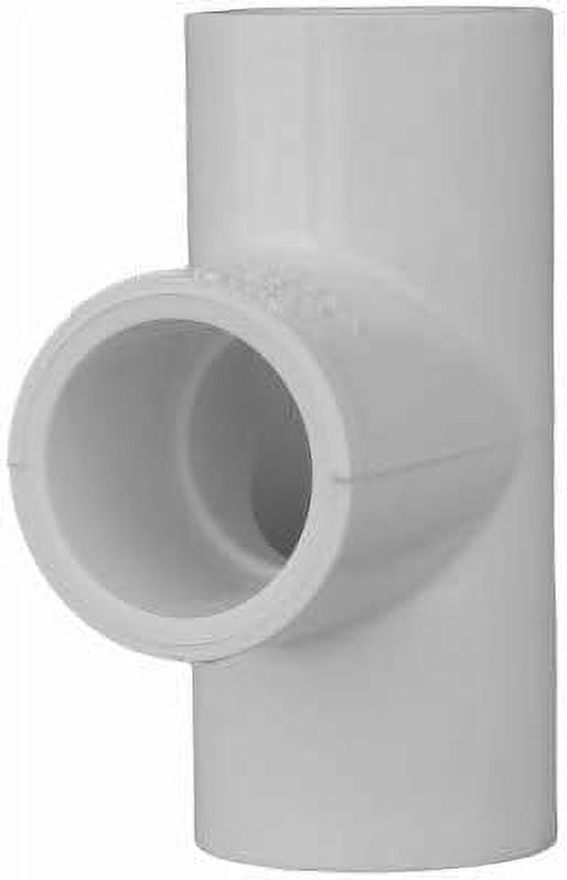 PVC 02400 4350HA Pipe Fitting, Schedule 40 PVC Reducing Tee, 1 x 1 x 1/ ...
