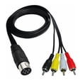 PVC 6Pin DIN To Adapter Cable With High Fidelitys Sound Transmission ...