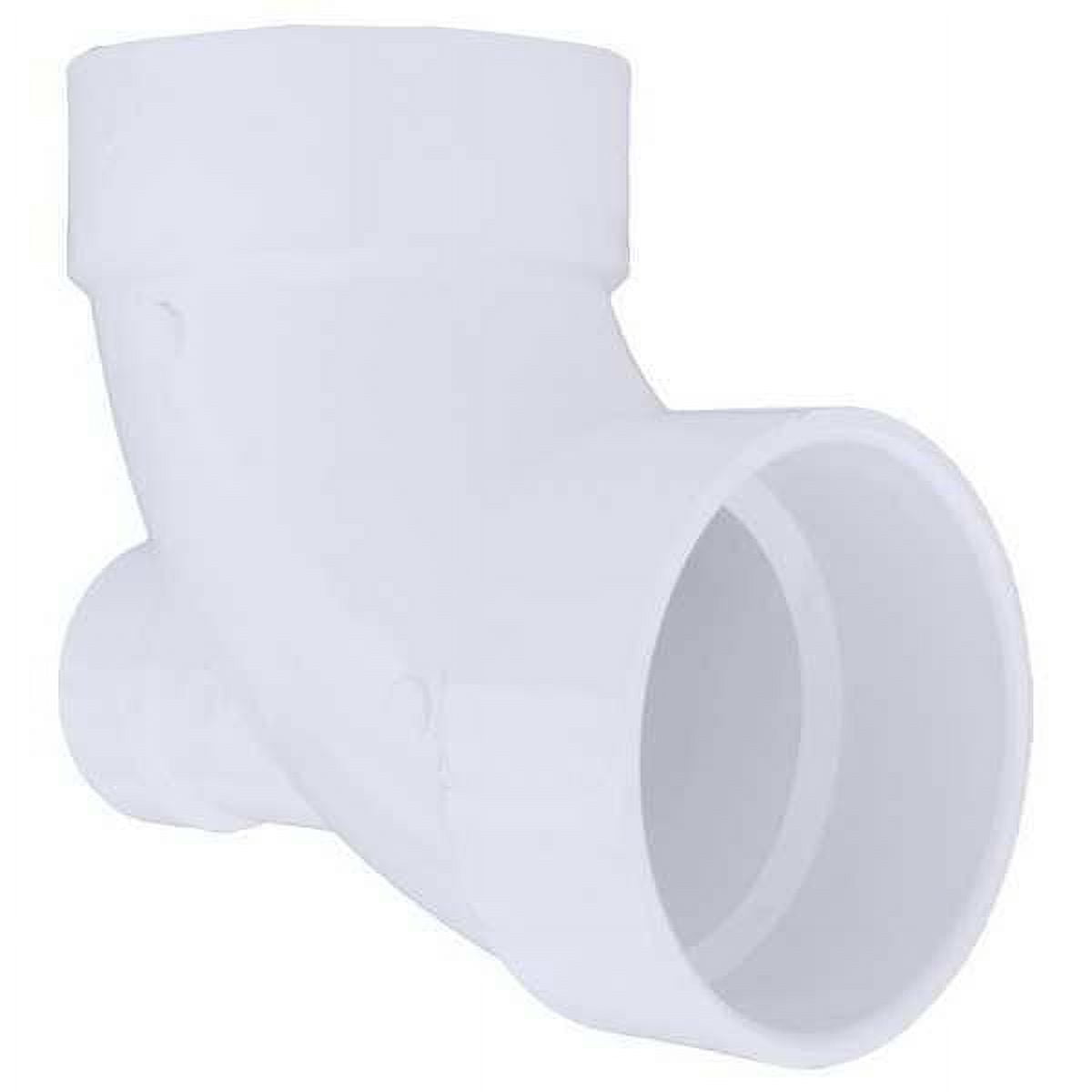 PVC 90 Degree Low Heel Inlet Elbow, Hub, 4 in x 4 in x 2 in Pipe Size ...
