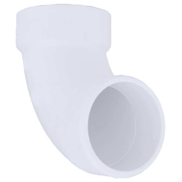 PVC 90 Degree Street Elbow, Hub x Spigot, 2 in Pipe Size(1WKB1 ...