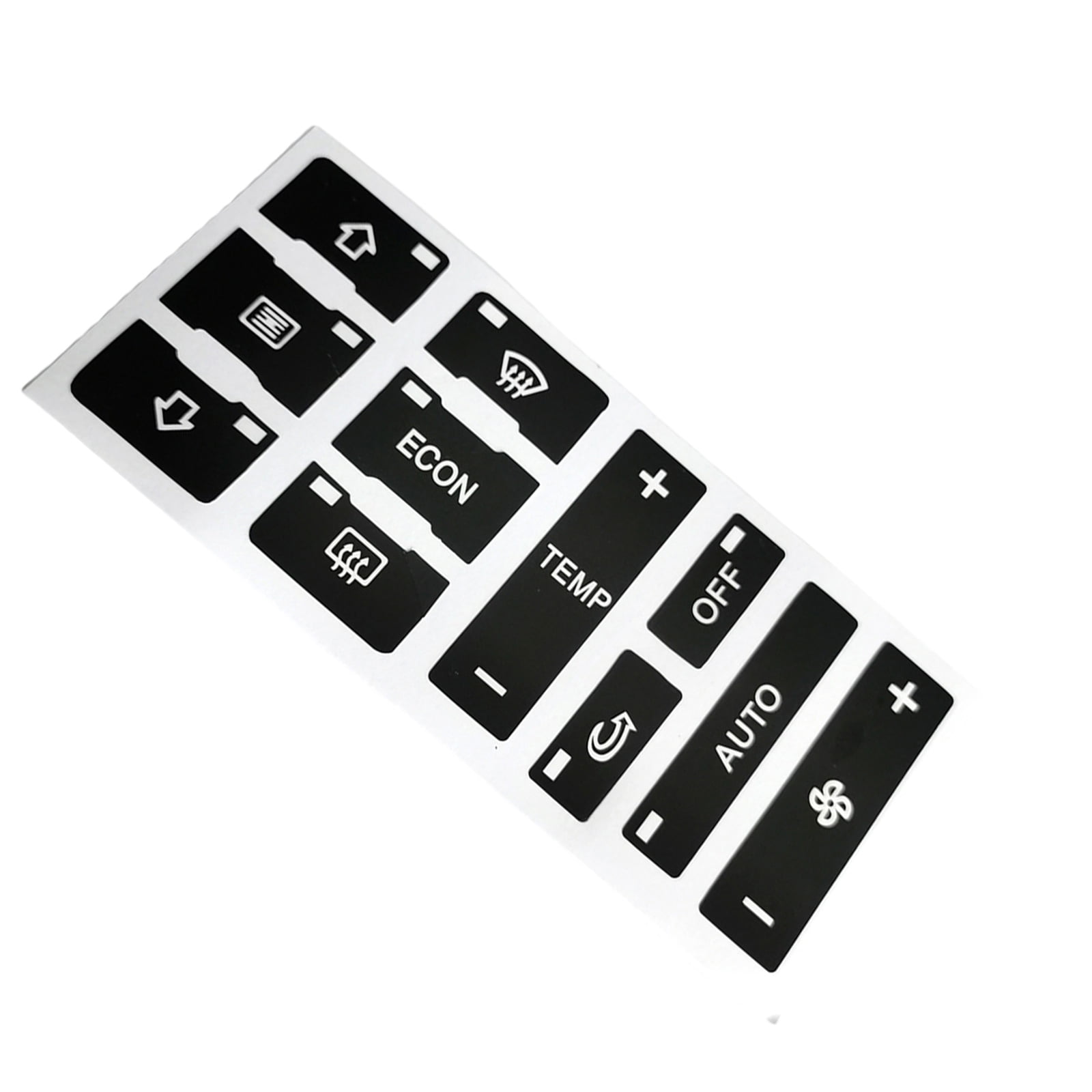 PVC Air Conditioning Switches Decals Easy Install & Scratches Resistant ...