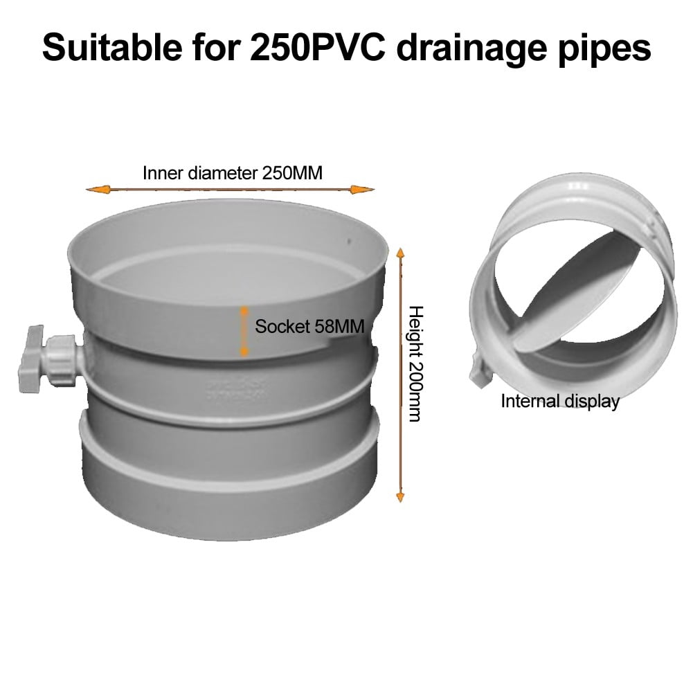 PVC Air Volume Control Valve Manual Control Duct Air Volume Stop ...
