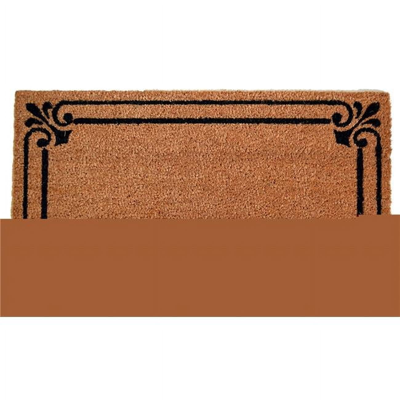 PVC Backed Coir Doormat Frame Border - Walmart.com