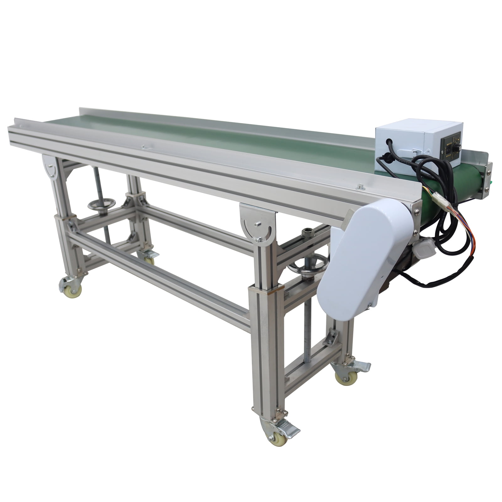 PVC Belt Conveyor Aluminum Conveyor Machine Industrial Transport ...