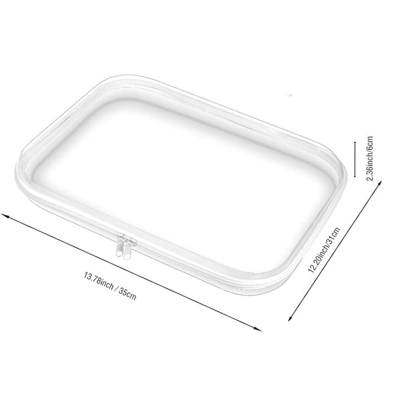 PVC Bliss Bin Organizational Zipper Storage Box Clear Containers, An ...