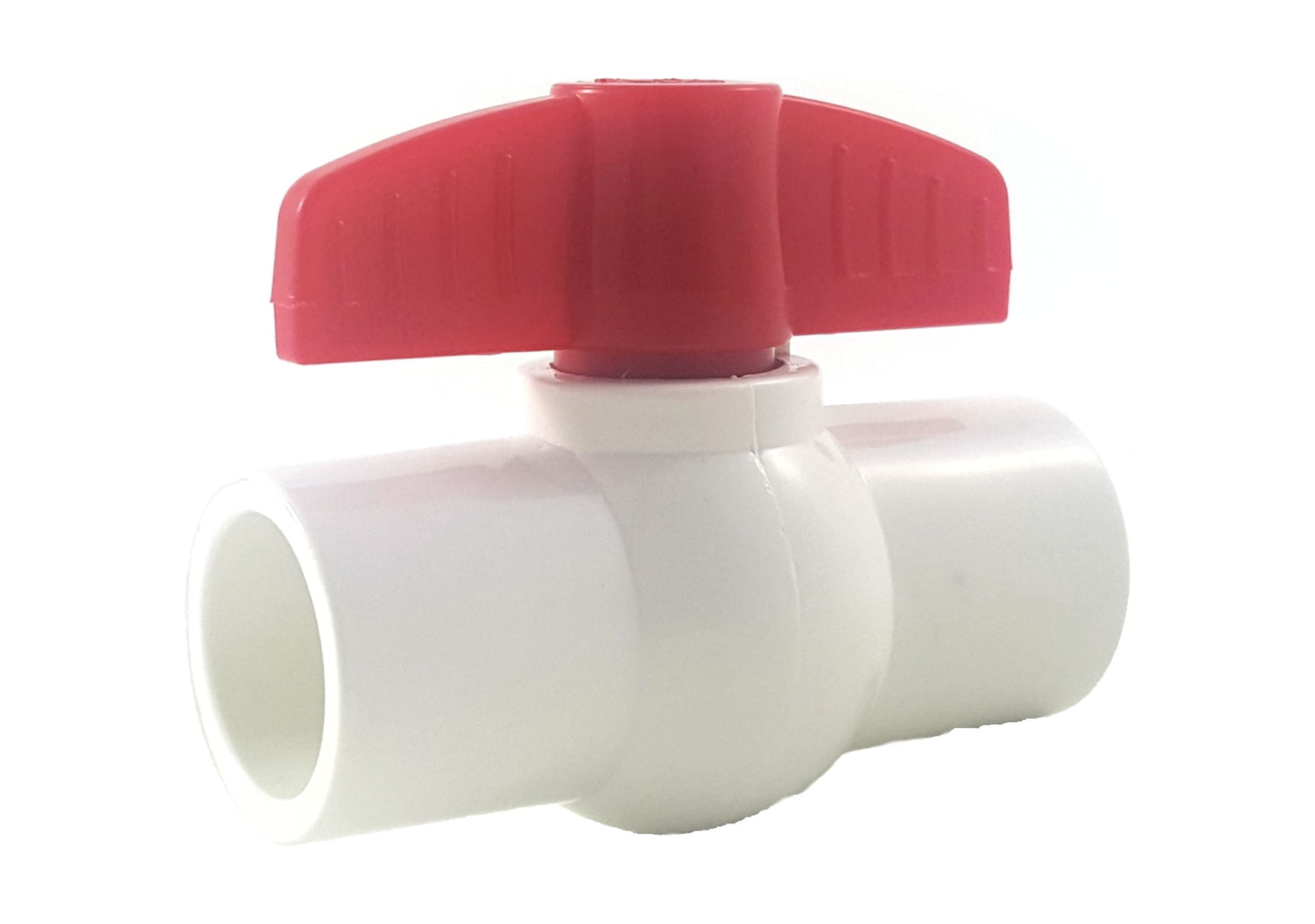 PVC COMPACT BALL VALVE 1/2" - Socket - Sanipro - (Pack of 20) - Walmart.com