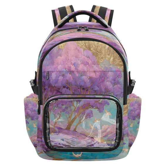 PVC Casual Backpack 25L Daypack with Laptop Compartment Lightweight ...