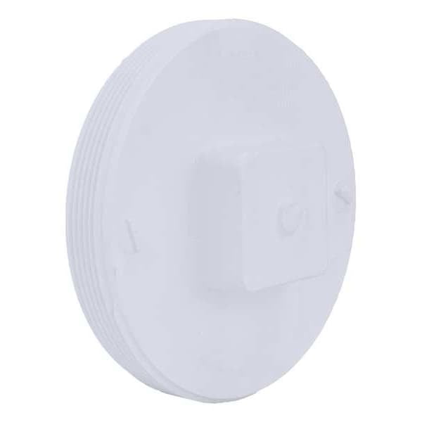 Pvc Cleanout Plug Mnpt 6 In Pipe Size 1wkw5