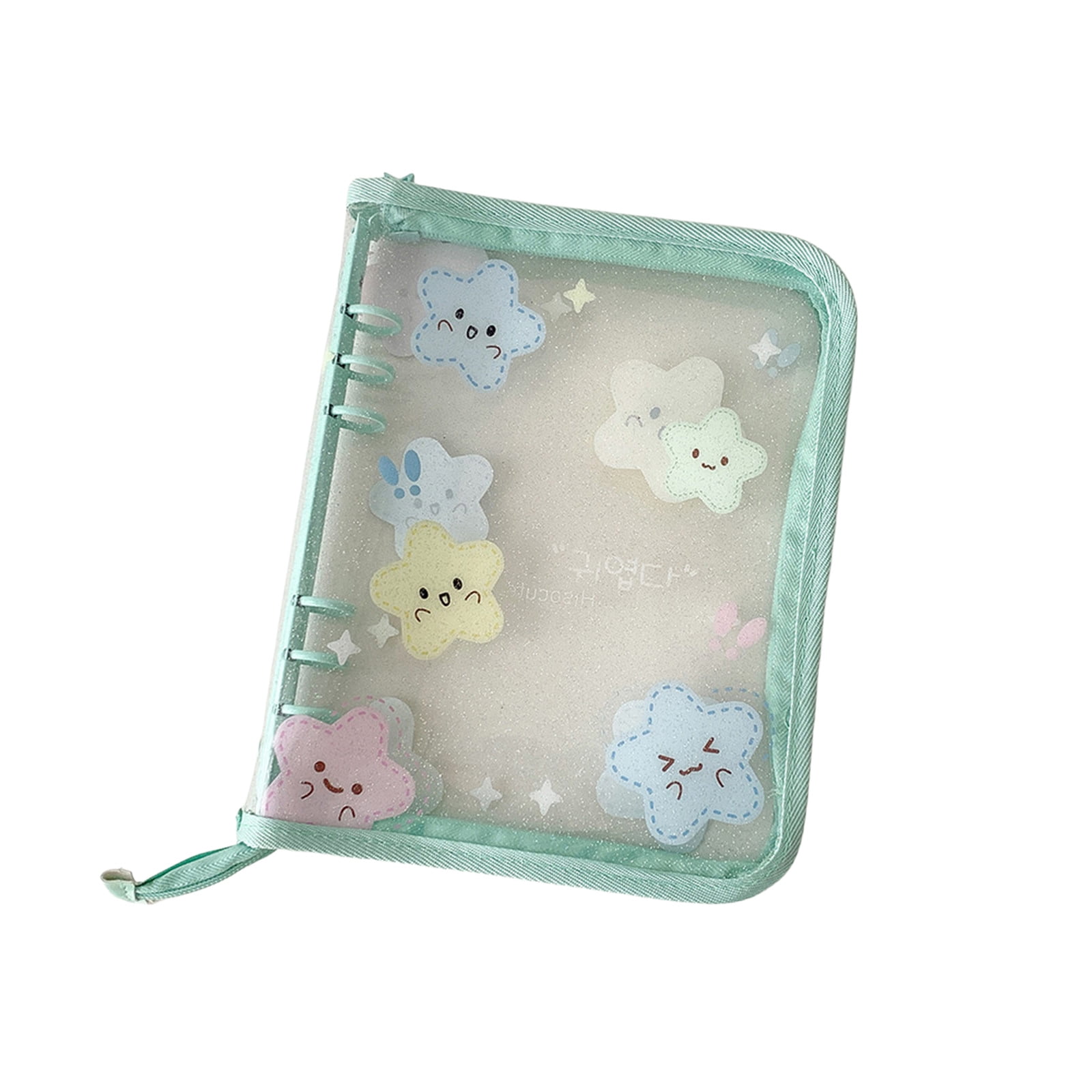 PVC Clear Photocard Holder Album Waterproof Binder 6 Rings Cover ...
