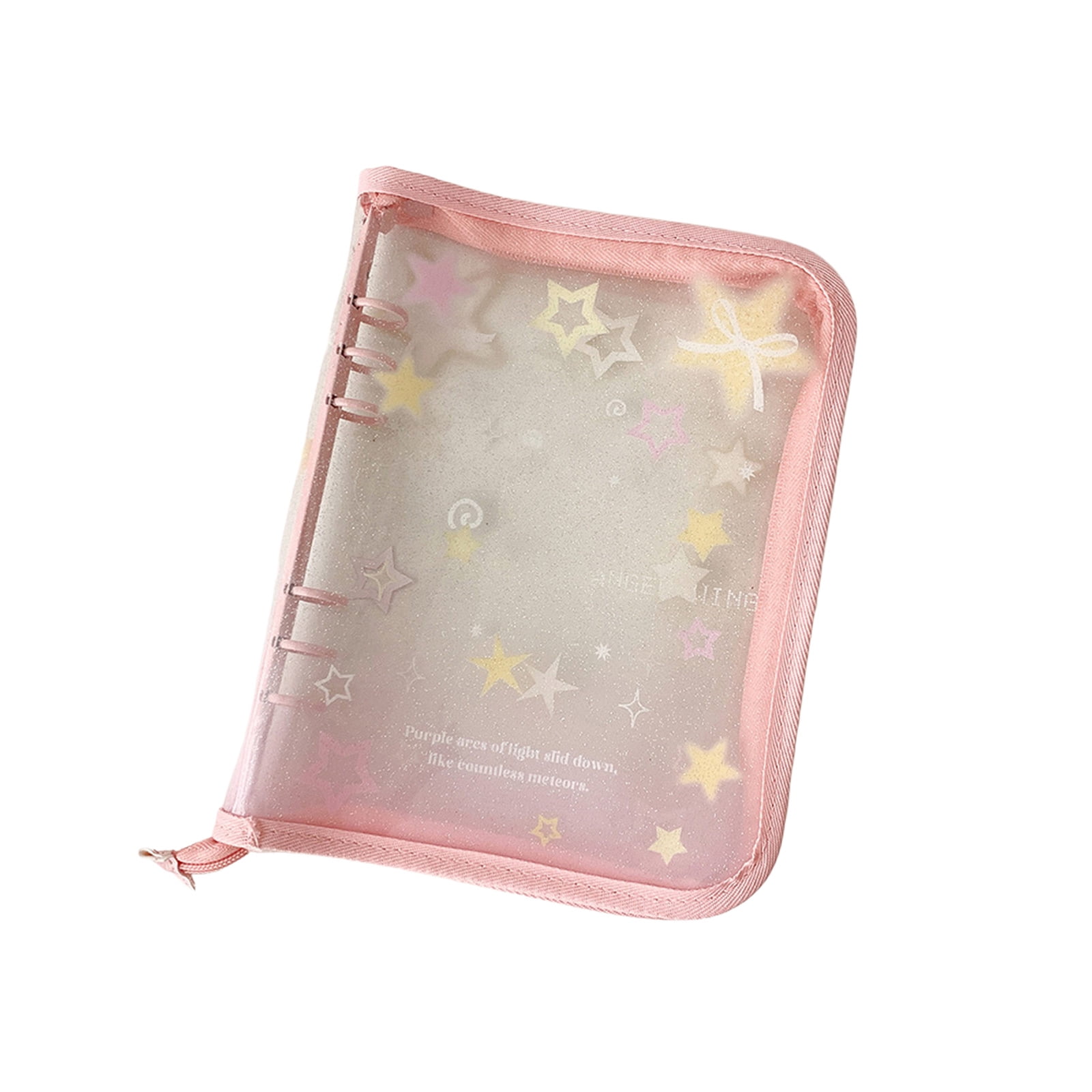 PVC Clear Photocard Holder Album Waterproof Binder 6 Rings Cover ...
