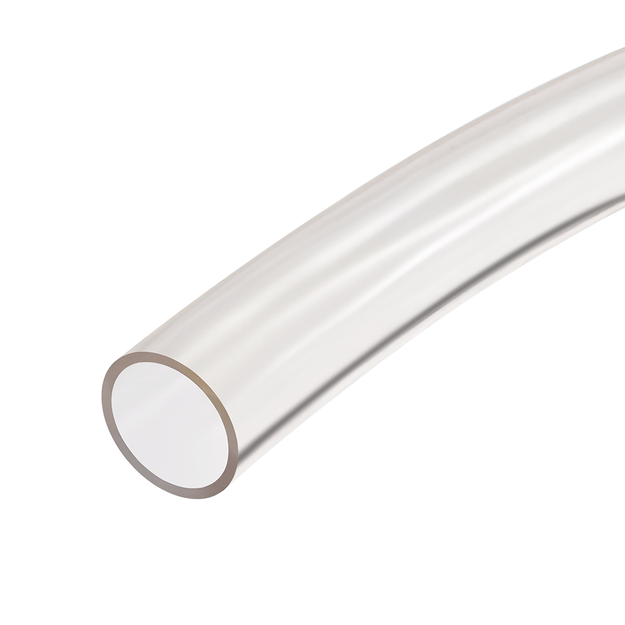 Uxcell Flexible Hose Tube Clear Plastic Transparent 1Pcs 0.83''x0.91 ...