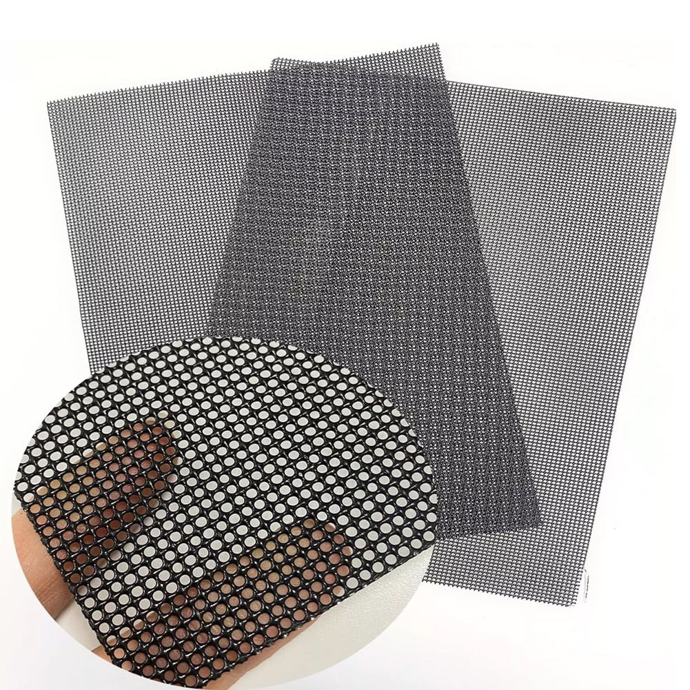 PVC Coated 304 Stainless Steel Mesh,2 Pack Woven Wire Mesh Screen Steel ...