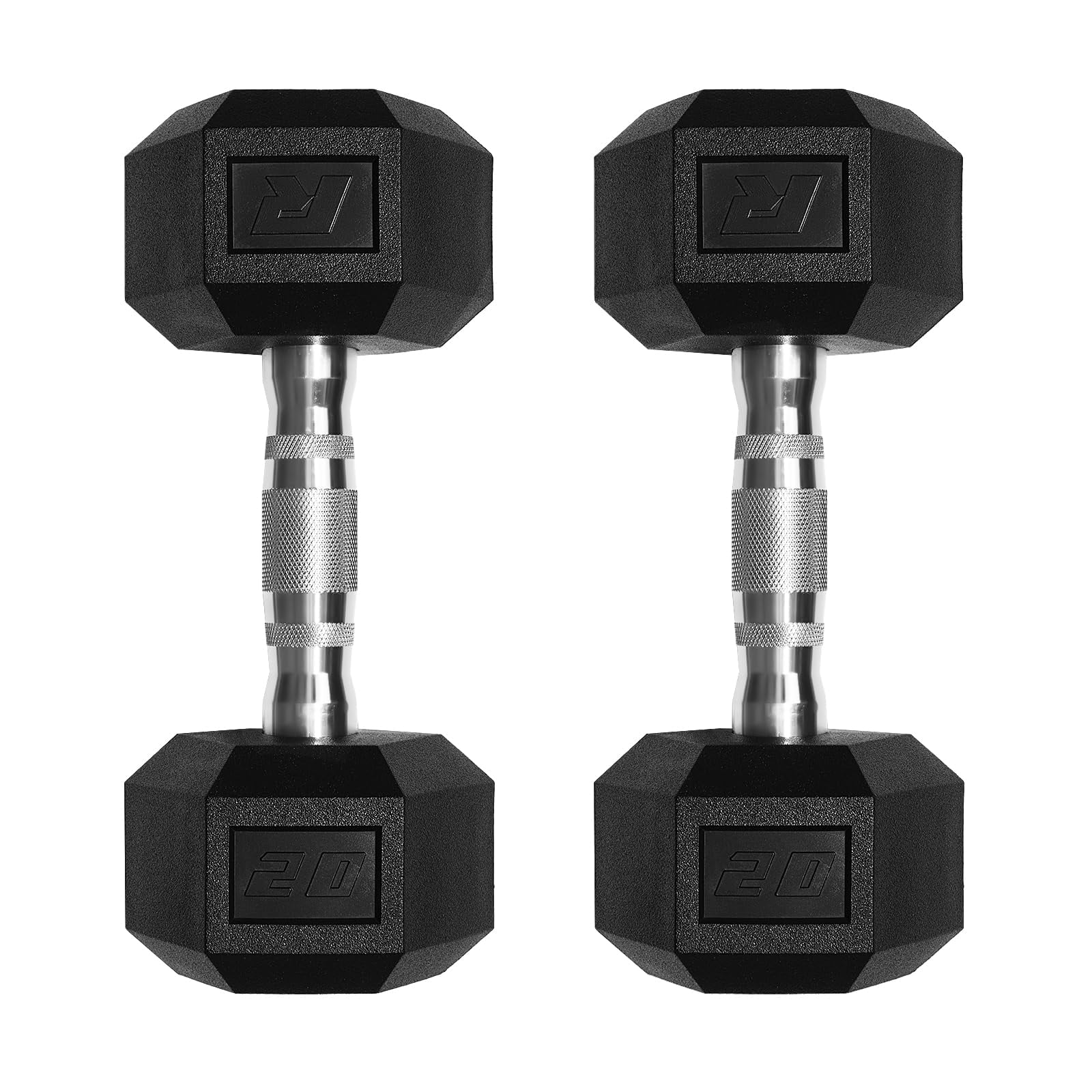 PVC Coated Hex Dumbbell Set 5-650 LBS, Anti Slip Chrome Handle, Home ...