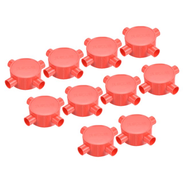 PVC Conduit Box Junction Box 4 Way Round Wire Box Connectors Circuit 16 ...