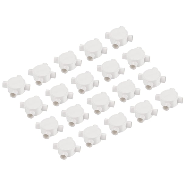 PVC Conduit Box Junction Box 4 Way Round Wire Box Connectors Circuit 20 ...
