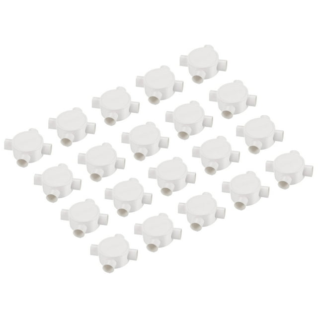 PVC Conduit Box Junction Box 4 Way Round Wire Box Connectors Circuit 20 ...