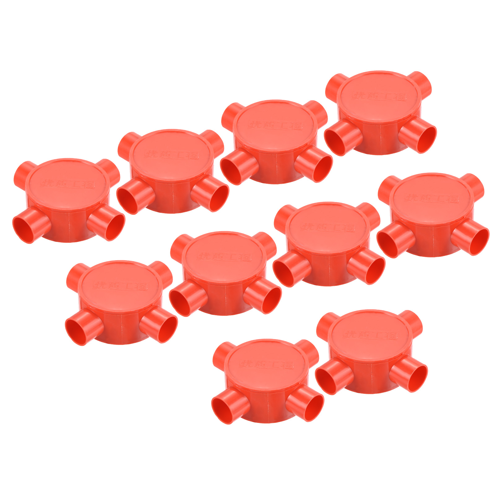 PVC Conduit Box Junction Box 4 Way Round Wire Box Connectors Circuit 20 ...