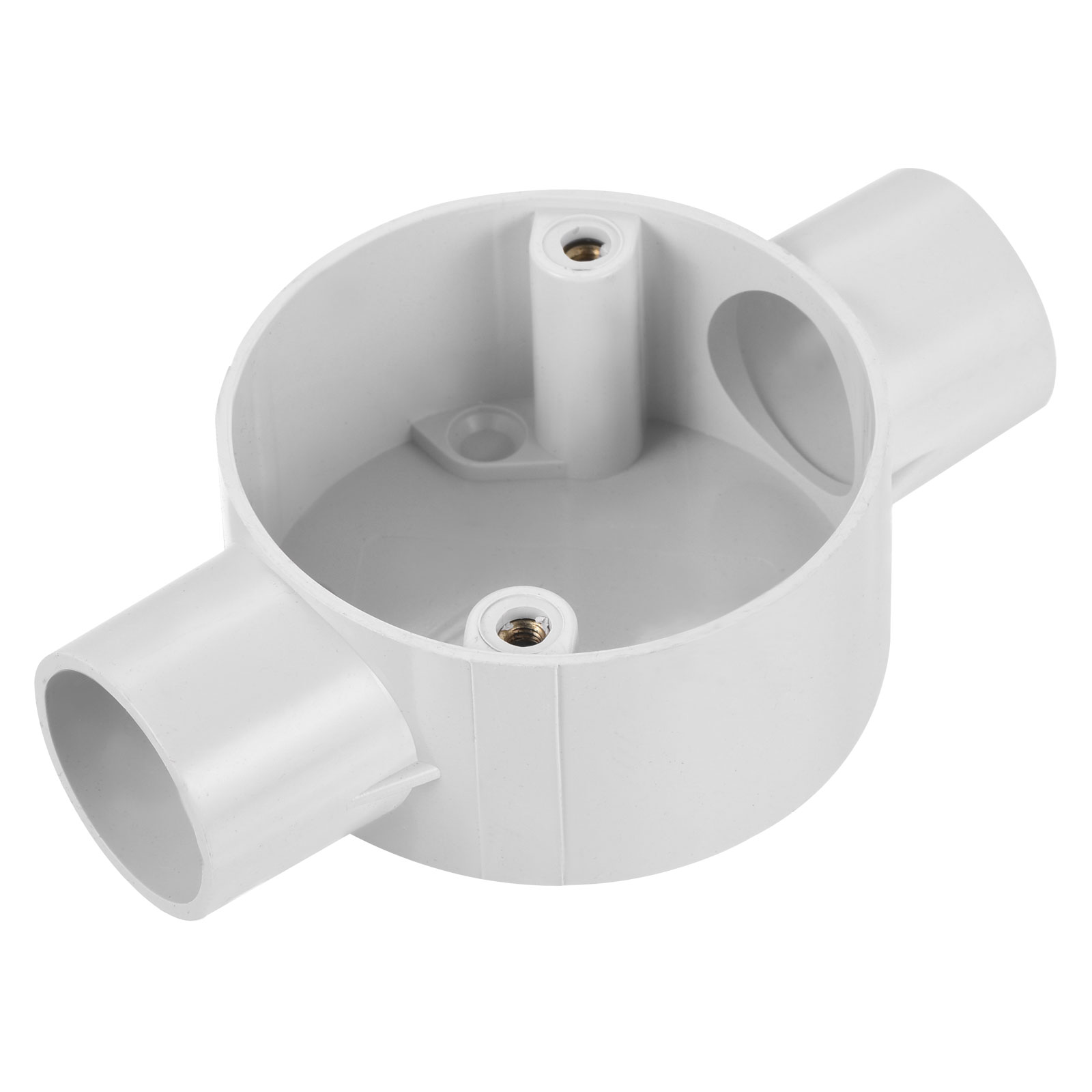 PVC Conduit Box Junction Box (NO Cover) 2 Way 25mm M4 x 0.7 Waterproof ...