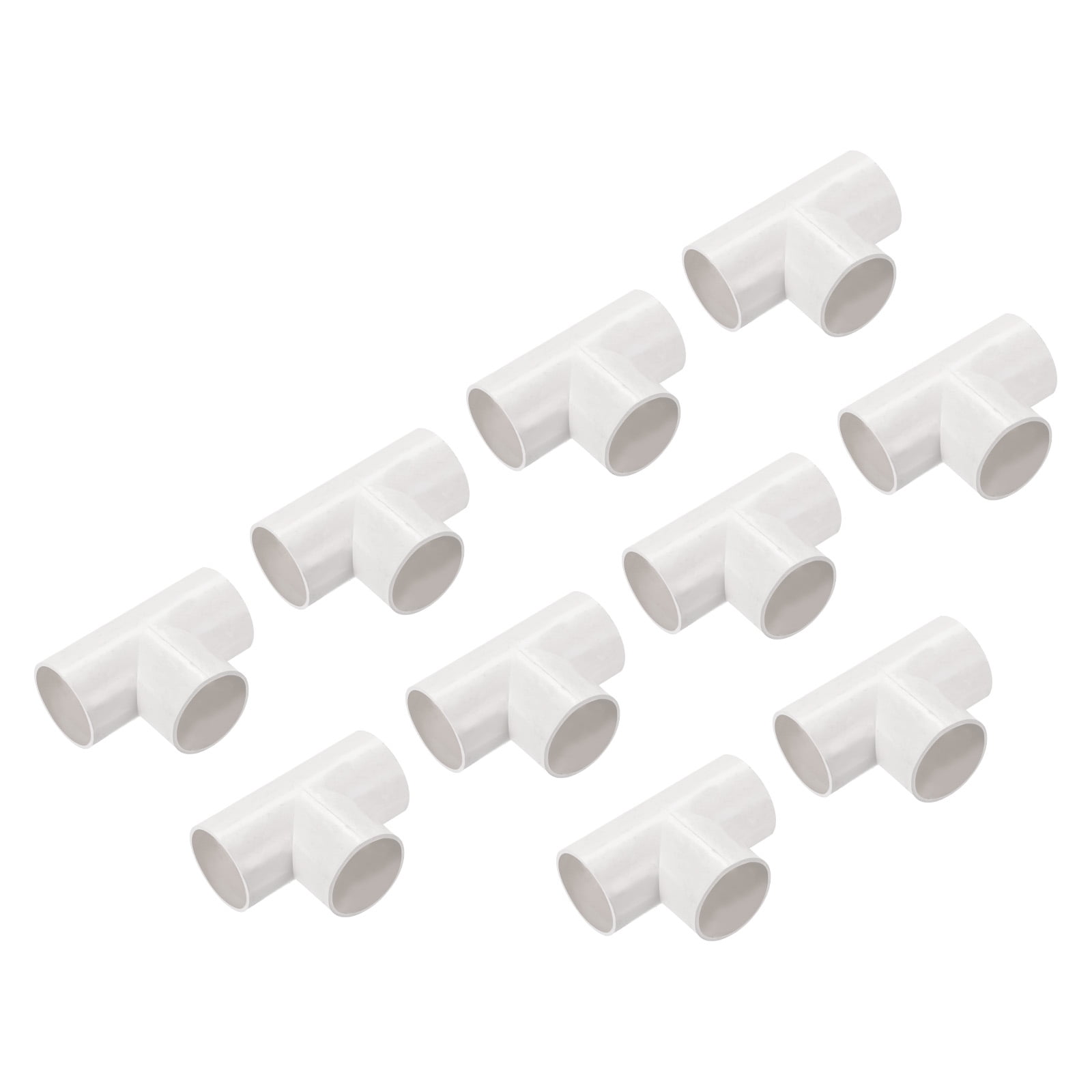 PVC Conduit Coupler T-Shaped Fittings Coupling Connector Pipe White 40 ...