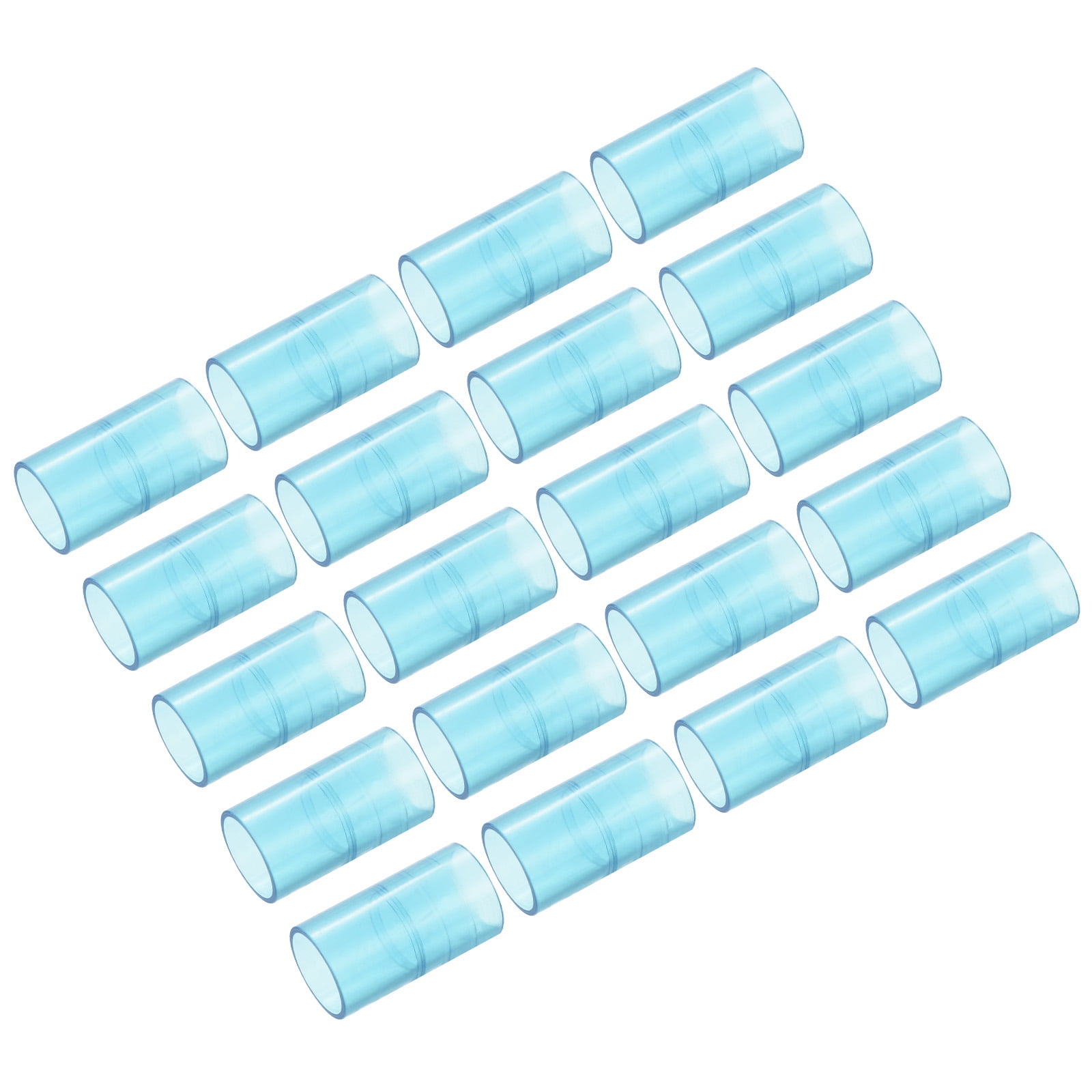 PVC Conduit Coupler Transparent Blue Straight Fittings 20mm Terminating ...
