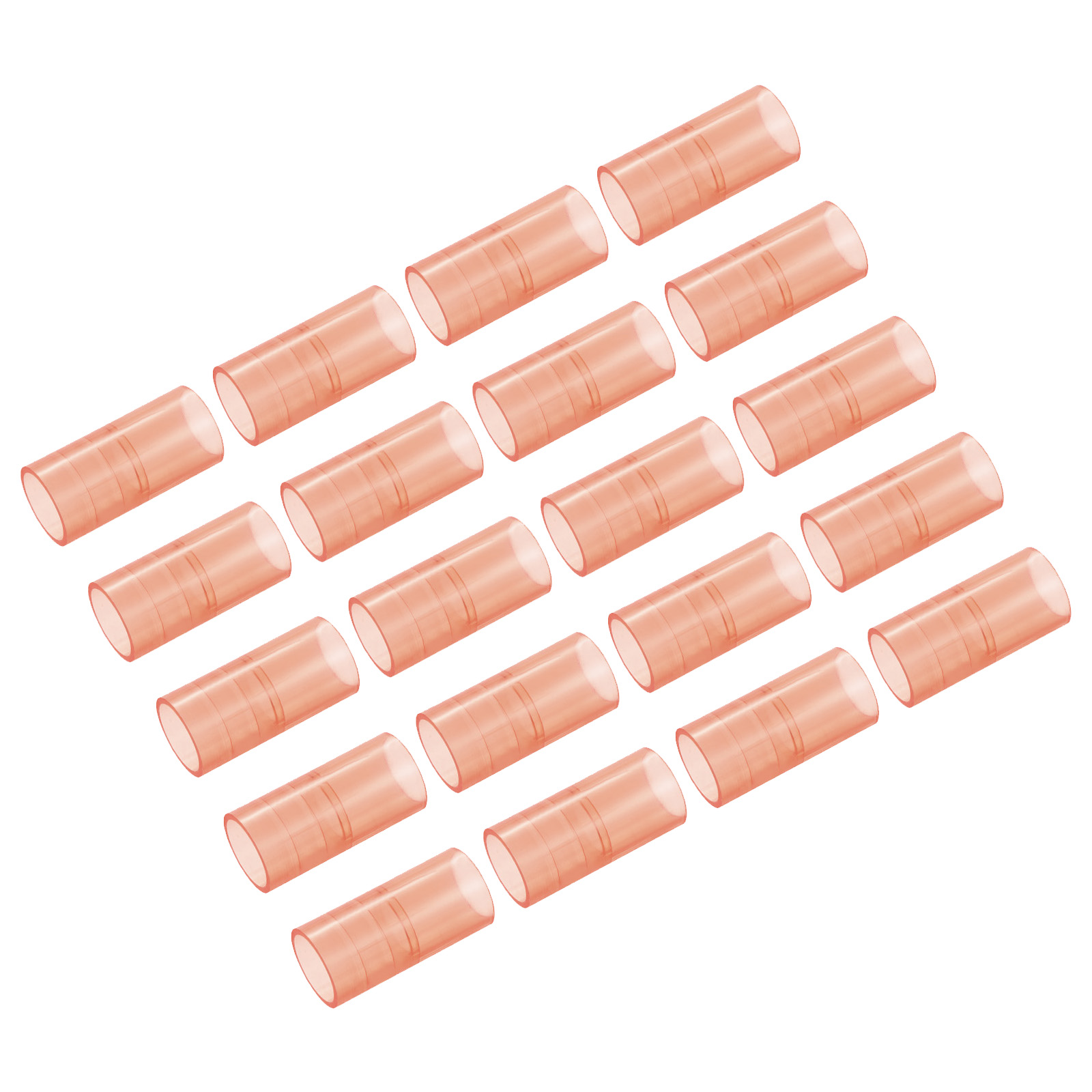 PVC Conduit Coupler Transparent Red Straight Fittings 16mm Terminating ...