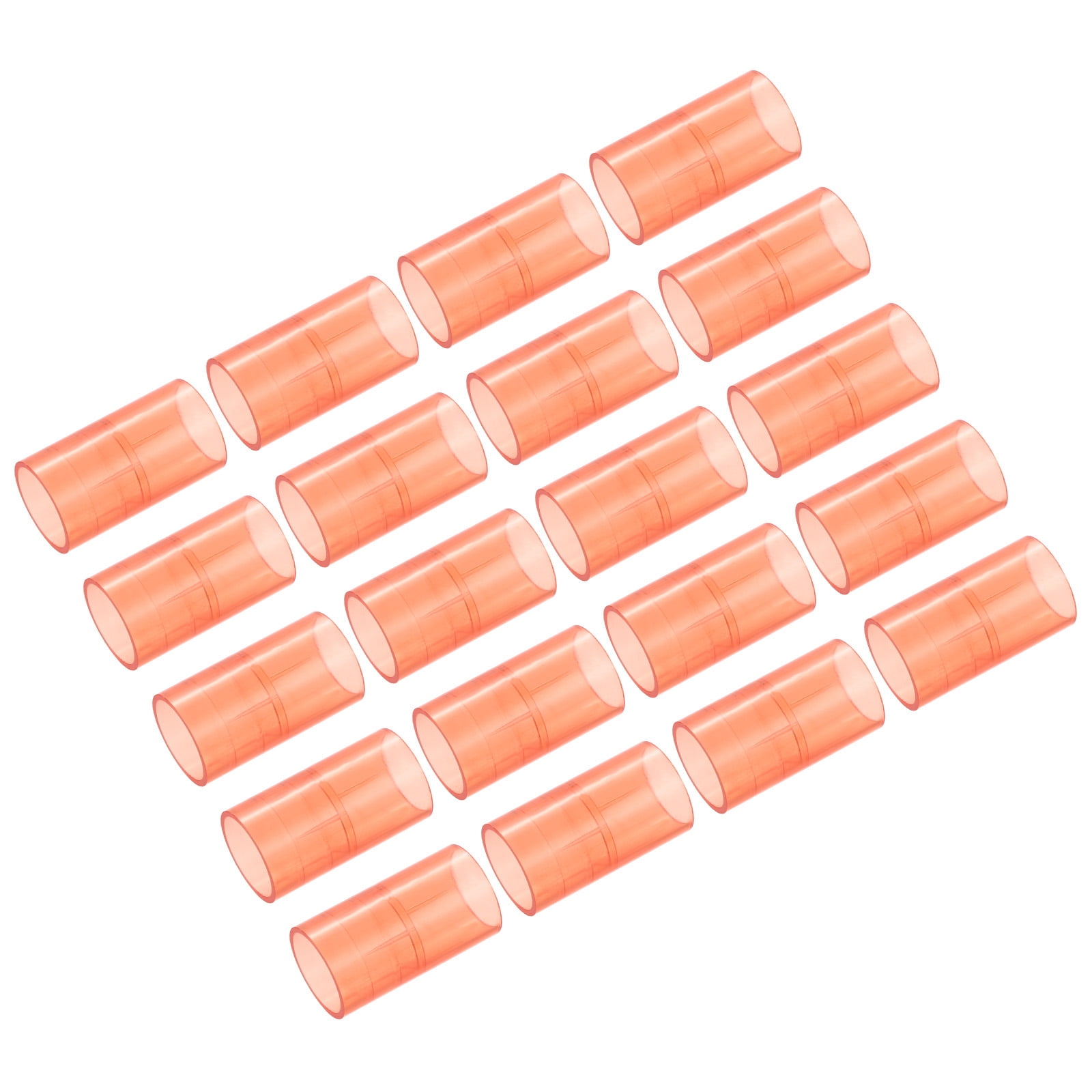 PVC Conduit Coupler Transparent Red Straight Fittings 20mm Terminating ...