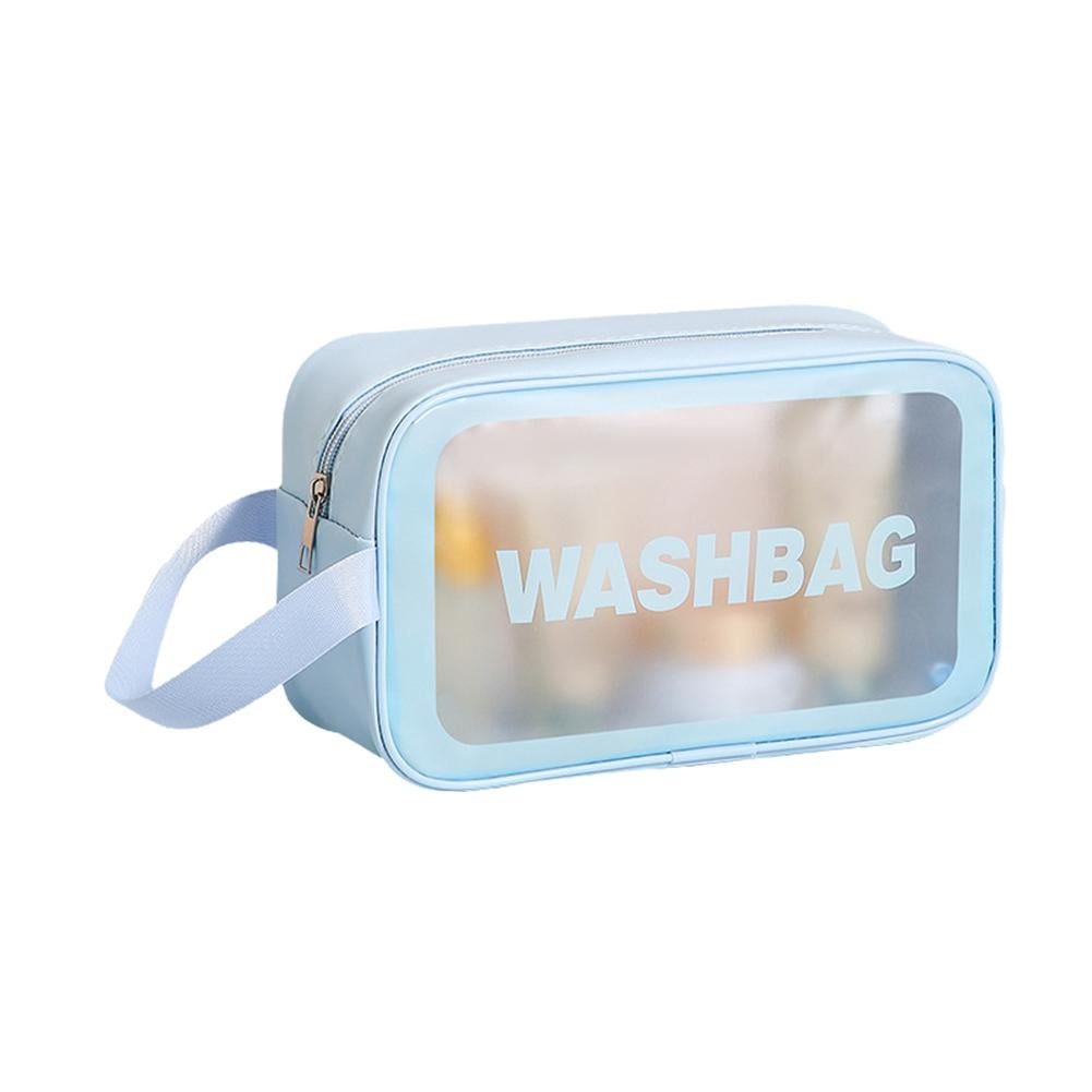 PVC Cosmetic Toiletry Bag with Multiple Compartments, Large Capacity ...