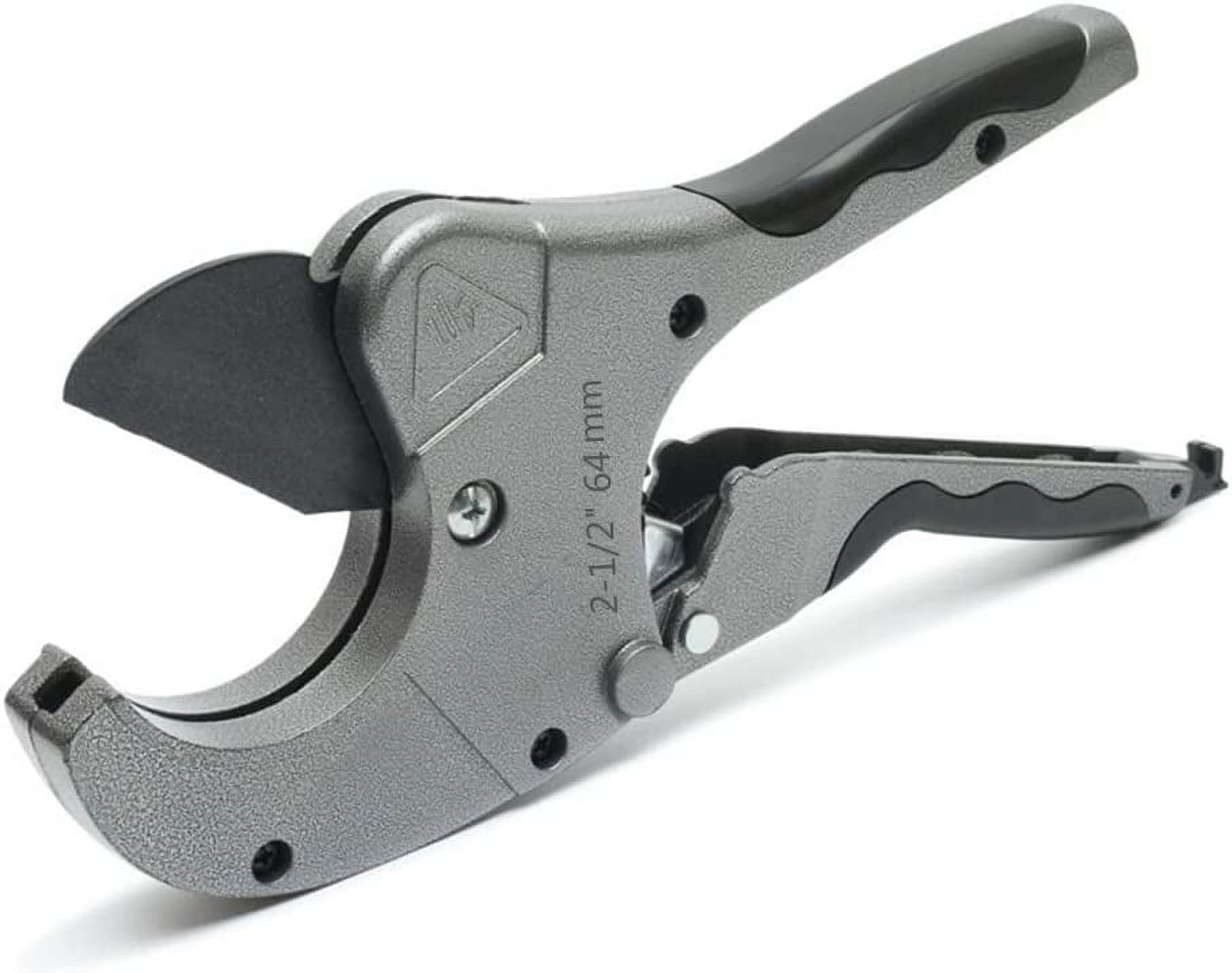 PVC Cutter. Up to 2-1/2 inch. Ratchet-type PVC Pipe Cutter for Cutting ...