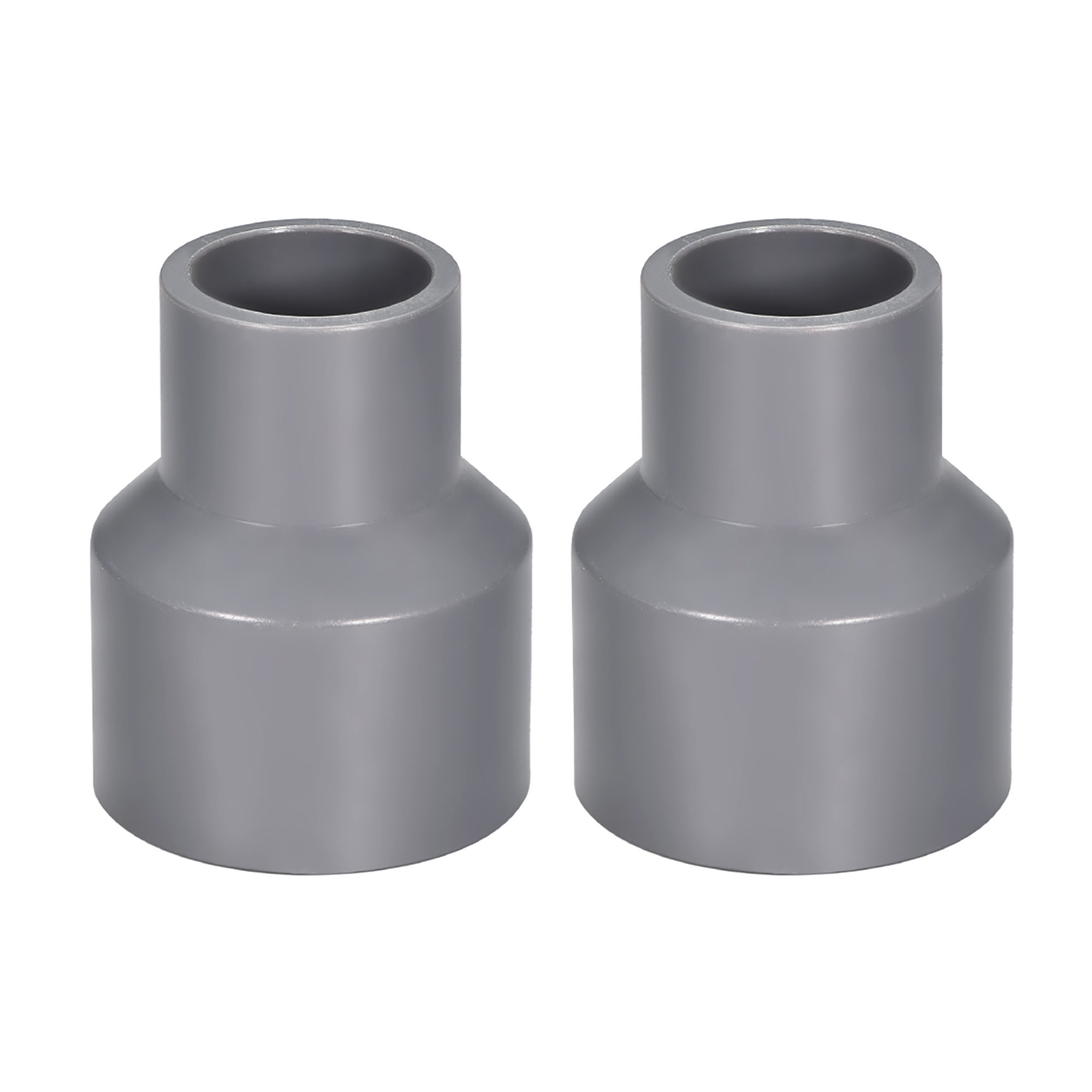DWV Reducing Coupling Schedule 40 Gray 1/2-inch x 1-inch Socket 2Pcs ...