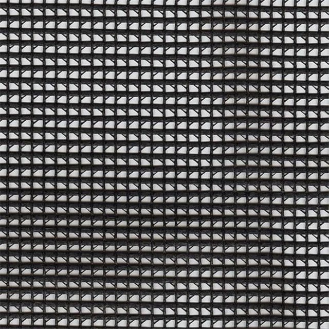 PVC Dipped Mesh with 100 Percent Polyester Scrim Fabric, Black ...