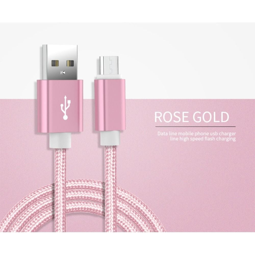 PVC Durable Braided 2A Aluminium Alloy Connector USB C Cable Fast ...