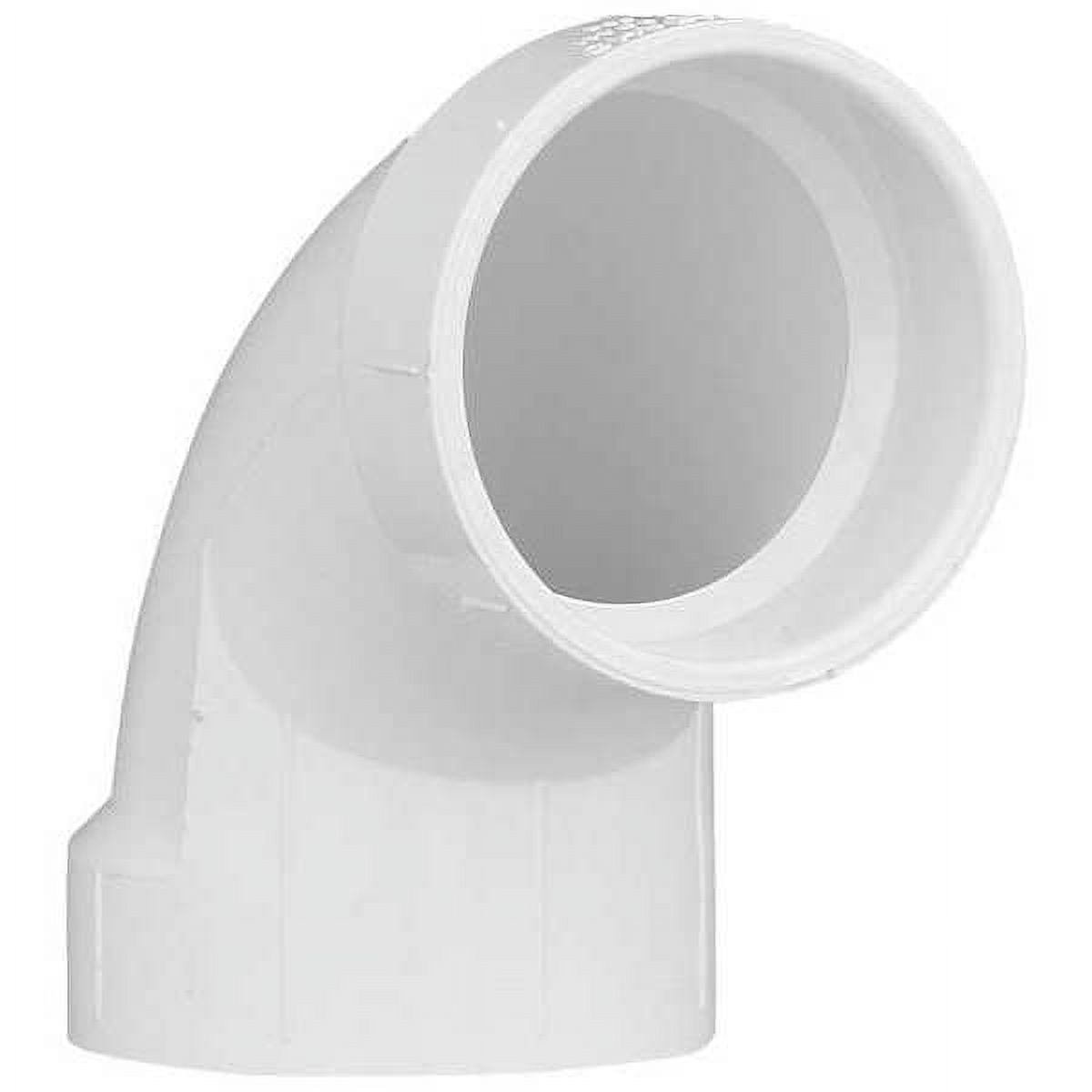 PVC Elbow, 90 Degrees, Hub, 2 in Pipe Size(1WKA2) - Walmart.com