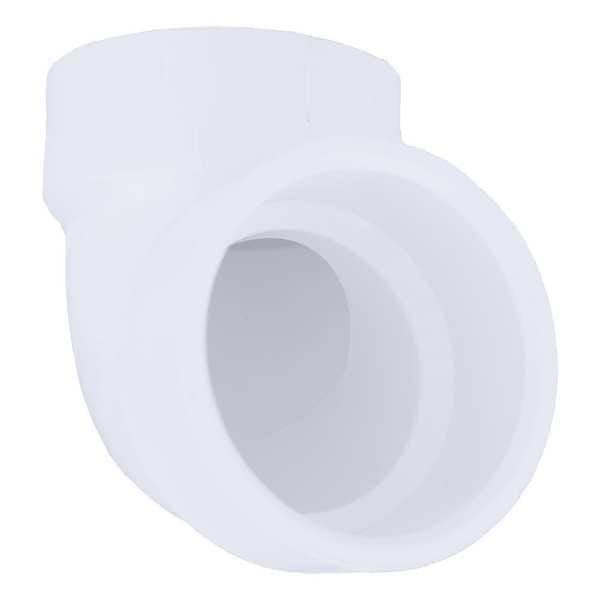 PVC Elbow, 90 Degrees, Vent, Hub, 1-1/2 in Pipe Size(1WKT4) - Walmart.com