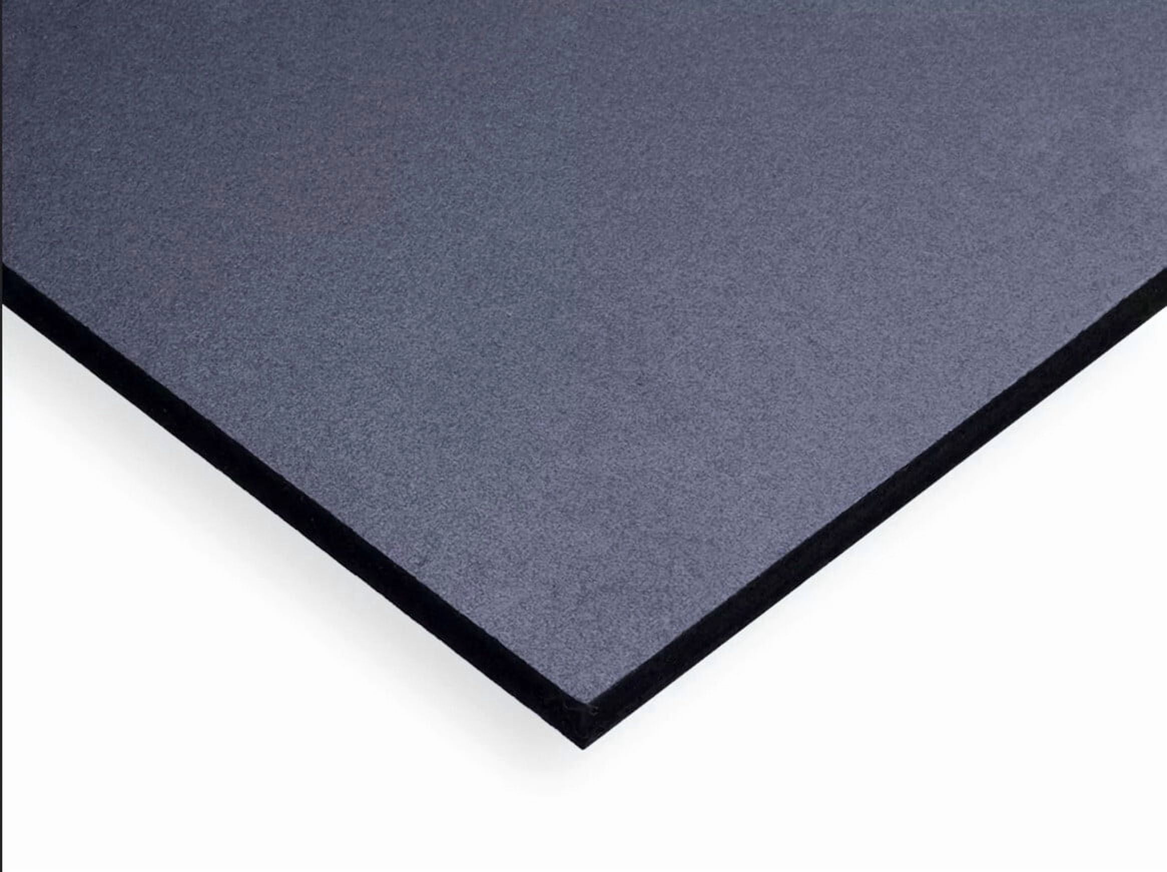 PVC Expanded Plastic Sheet 1" x 24" x 24" - Black Color - Walmart.com