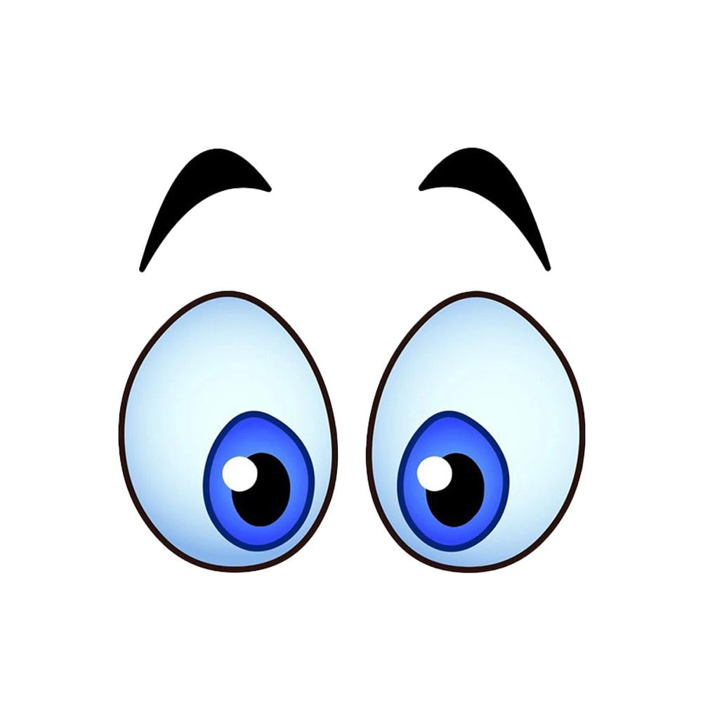 PVC Eye Stickers with Cute Design for Decorating Robot Vacuum Cleaners ...