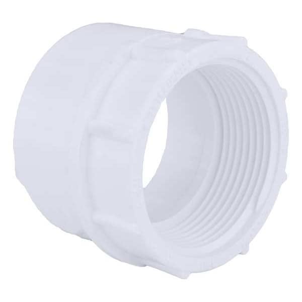 PVC Female Adapter, FNPT X Hub, 1-1/2 in Pipe Size(1WJY2) - Walmart.com