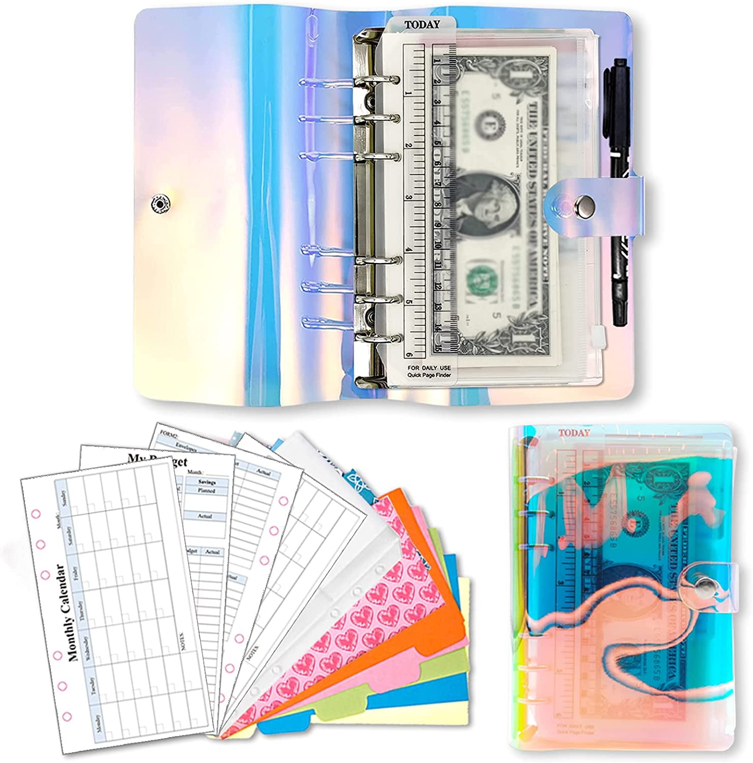 PVC Finances Organizer, 2022 Weekly & Monthly Personal Budget Planner ...
