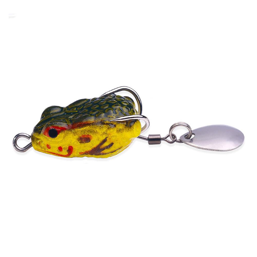 PVC Fishing Tool Realistic Frog Lure For Bass & Trout - Floating Bait ...