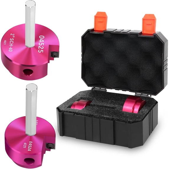 PVC Fitting Saver 1-1/2 & 2 Inch , PVC Pipe Reamer Socket Saver with 3/ ...