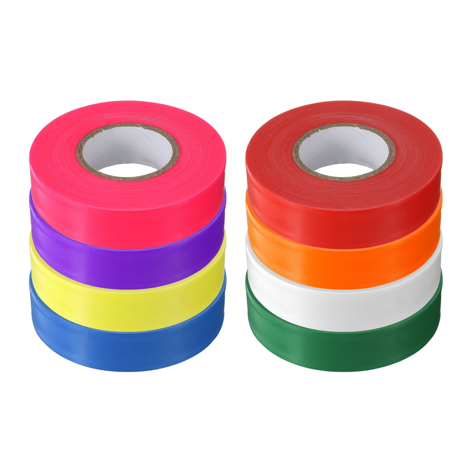 PVC Flagging Tape 20mm x 30m/98.4ft Marking Tape Non-Adhesive 8pcs - Walmart.com