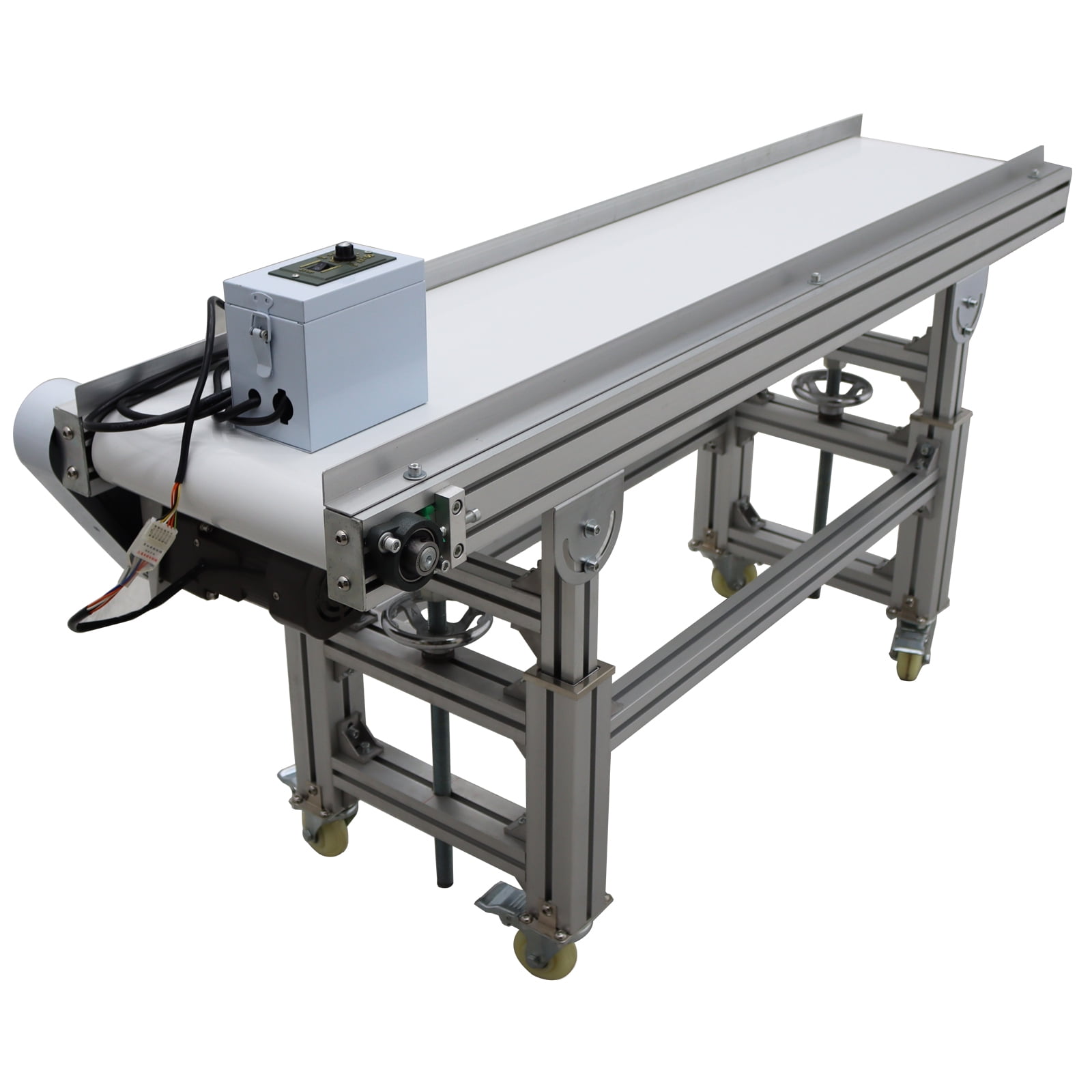 PVC Flat Belt Conveyor Aluminum Conveyor Machine Industrial Conveyor ...