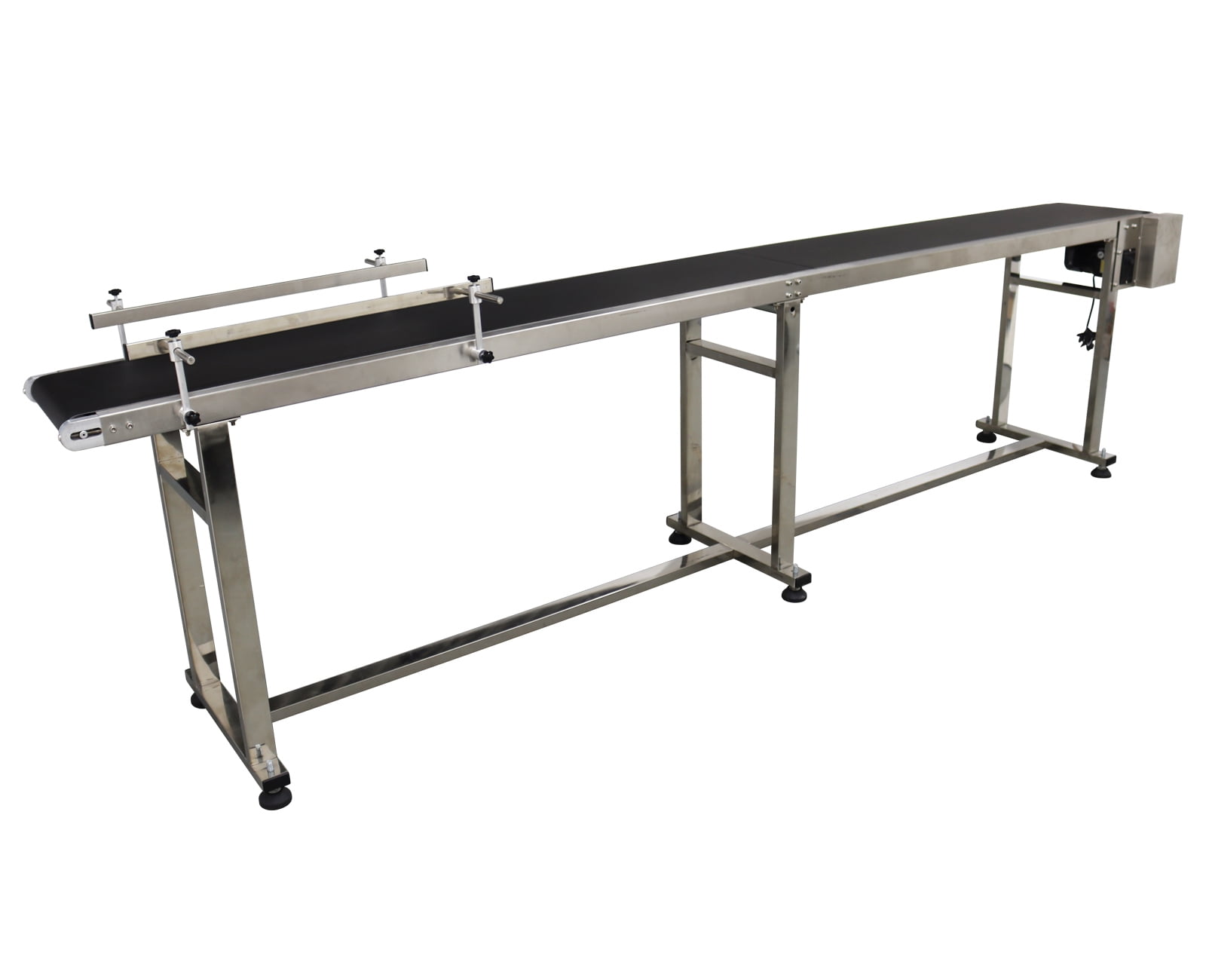 PVC Flat Belt Electric Conveyor Stainless Steel Industrial Transport ...