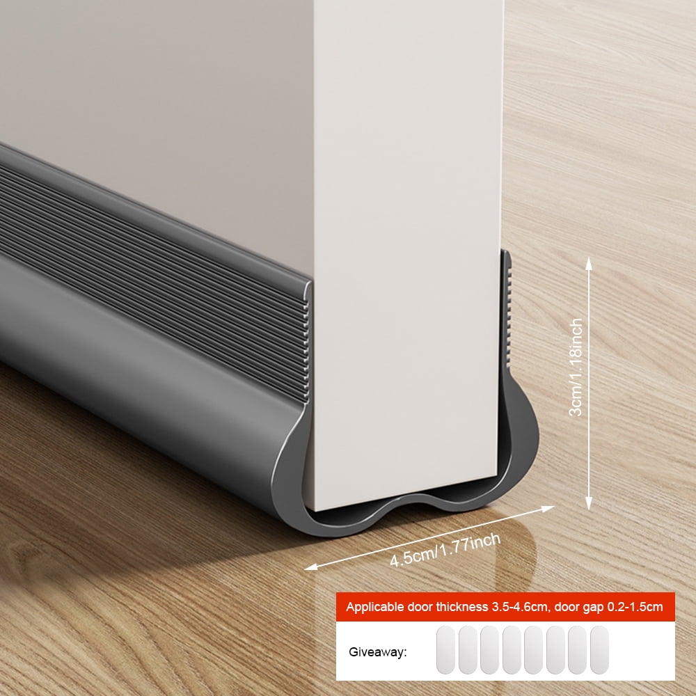 PVC Flexible Door Bottom Sealing Strip Door Gap Soundproofing Wind and ...