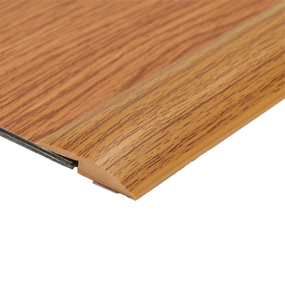 PVC Floor Transition Strip 2 Inch Wide with Oak Wood Grain Design ...