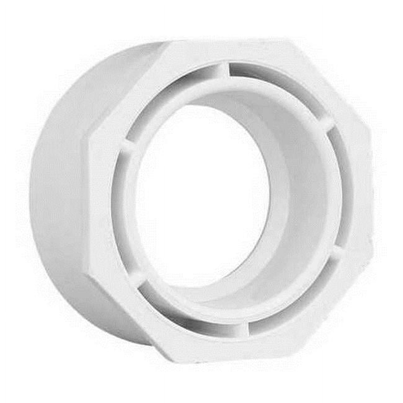 Manufacturer Varies PVC Flush Bushing, Hub x Spigot, 3 in x 2 in Pipe ...