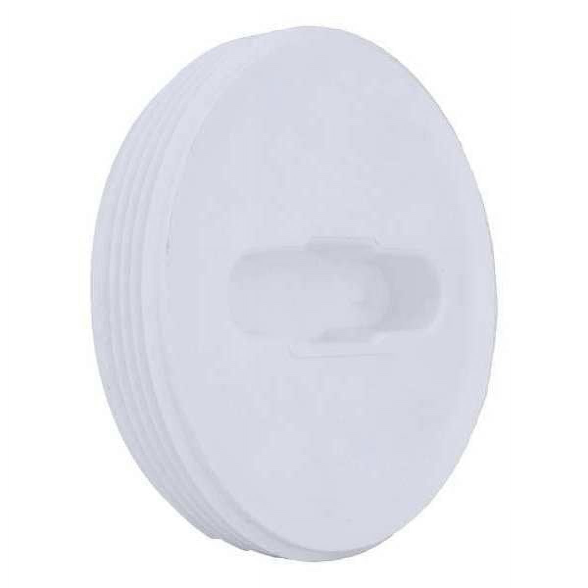 PVC Flush Cleanout Plug, MNPT, 4 in Pipe Size(1WKT1) - Walmart Business ...