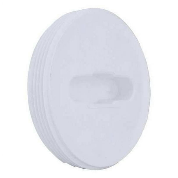 PVC Flush Cleanout Plug, MNPT, 4 in Pipe Size(1WKT1) - Walmart Business ...