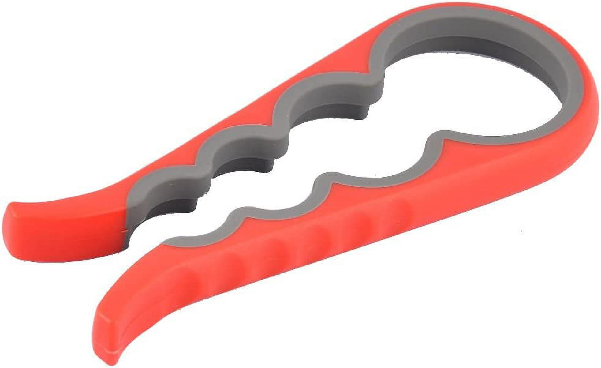 PVC Four Circles Design Kitchen Juice Bottle Jar Can Lids Opener Red ...