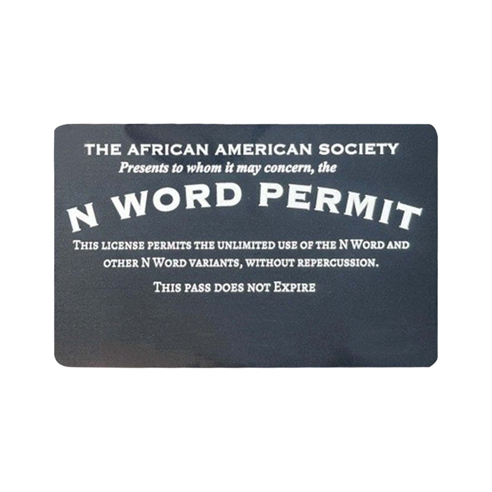 Funny Satirical Card - Infrared Engraved, Durable Compact, for Prank ...